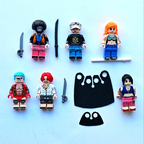 Unbranded | Toys | Lot Of 6 Lego Compatible Anime One Piece Minifigs ...